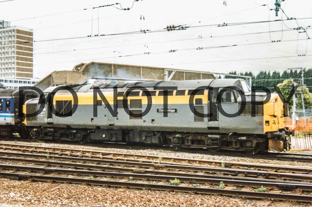 UK DIESEL TRAIN Railway Photograph Of Class 37 Loco 37099. Rm37-368 £1. ...