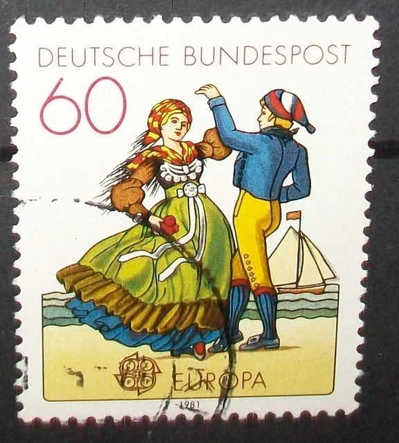 N°1686M STAMP DEUTSCHE BUNDESPOST 1981 CANCELED Aus EUR 0,09 - PicClick FR