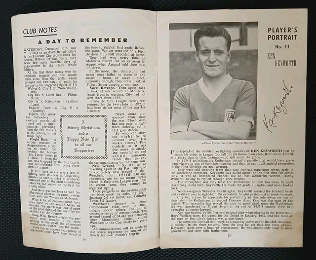WEST HAM UNITED Away Programme v Leicester 19-12-1959. £1.49 - PicClick UK