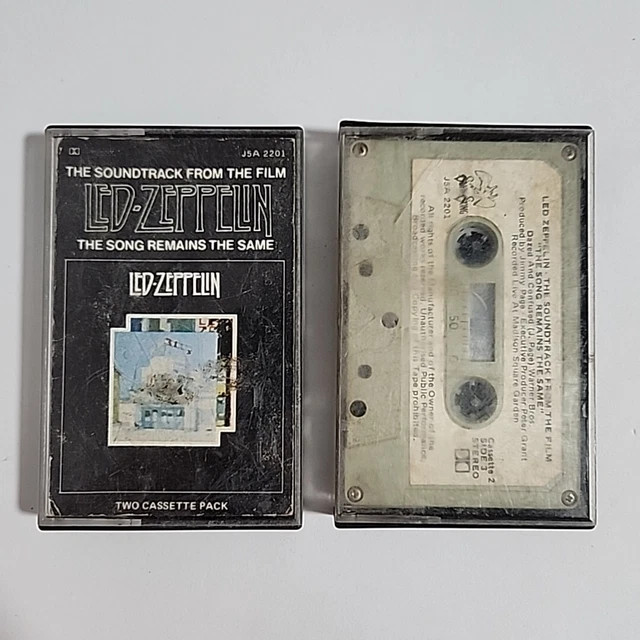 LED ZEPPELIN - 'The Song Remains The Same' 2x Cassette Tape Album AUST ...