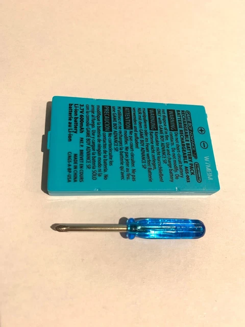 OFFICIAL OEM NINTENDO GBA Game Boy Advance SP Genuine Battery Original ...