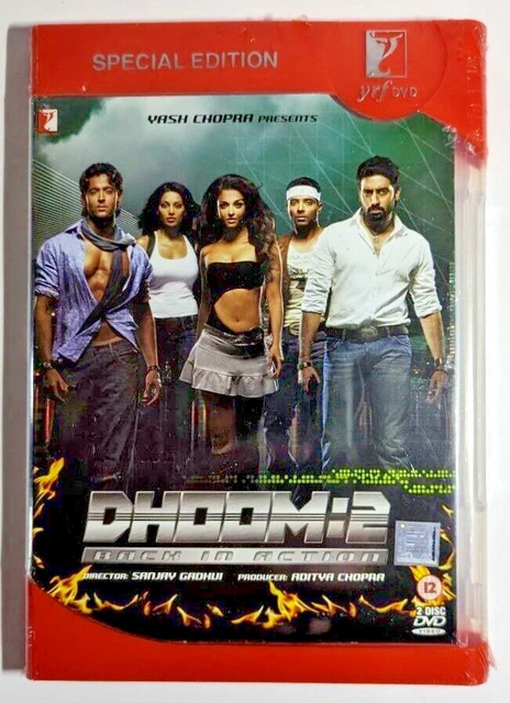 DHOOM 2 DVD- Hrithik, Aishwarya - Bollywood Hindi DVD (2-Disc Special ...