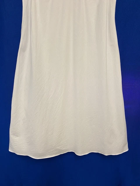 M&S EXCLUSIVE 2006’ Vintage White Pure Cotton Full Slip & Satin ...