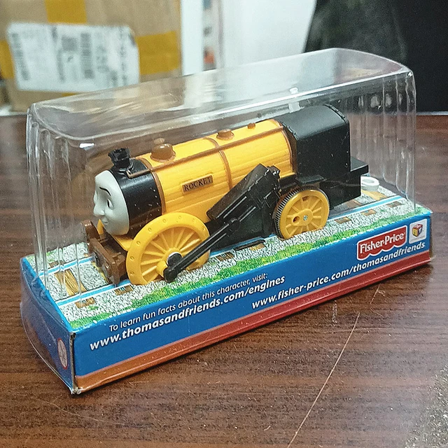 BOX TRACKMASTER THOMAS & Friends Motorized Train -Rocket Stephen Head ...