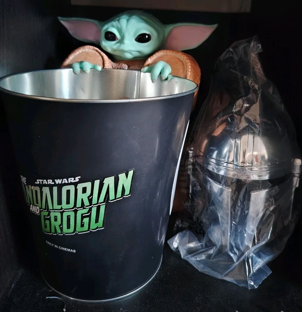 ODEON CINEMA THE Mandalorian and Grogu Popcorn Bucket and helmet cup ...
