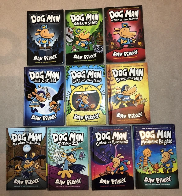 DOG MAN BOOK set 1-10 by Dav Pilkey £39.00 - PicClick UK