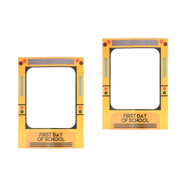 WELCOME PHOTO BOOTH School Photo Booth Props First Day Of School £15.98 ...