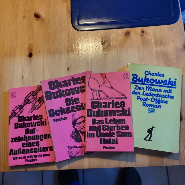 CHARLES BUKOWSKI BÜCHER-KONVOLUT -vier Romane des Strassen-Künstlers EUR 8,00 - PicClick DE