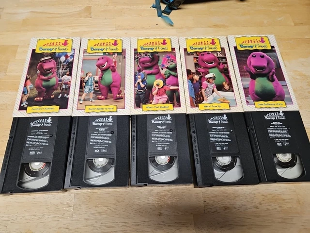 VINTAGE BARNEY & Friends VHS Lot Of 5 Time Life Video 1992 £74.60 ...