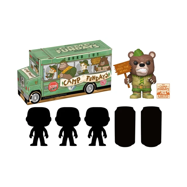 FUNKO POP! CAMP FUNDAYS BOX exklusiv - TEAM: FUNAMUCK BÄREN BRANDNEU IN ...
