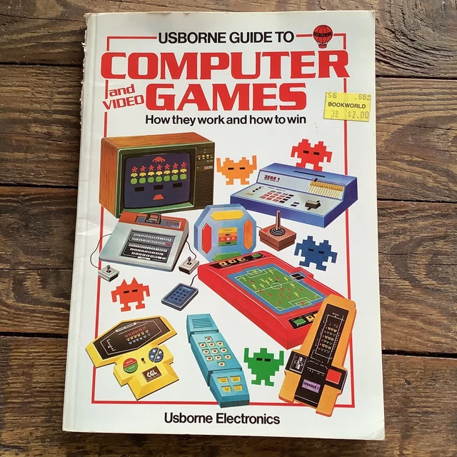 USBORNE GUIDE TO Computer And Video Games - Vintage Book Spectrum Zx81 ...