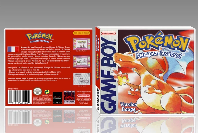 BOITIER DU JEU POKEMON VERSION ROUGE . GAME BOY. PAL FR. SANS LE JEU ...