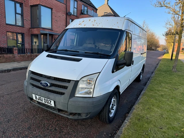 2011-61 FORD TRANSIT Mk7 Lwb 2.4 Tdci Turbo Diesel 6-Speed Full Mot ...