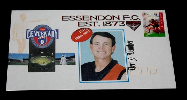 AUST 1996 AFL Centenary Essendon Football Club Terry Daniher Souvenir ...
