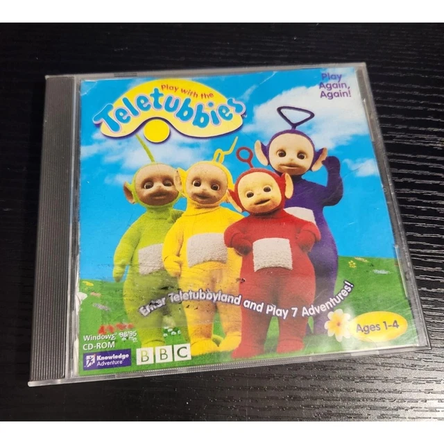 PLAY WITH THE Teletubbies Windows 98/95 PC Computer Game 1998 BBC $16. ...