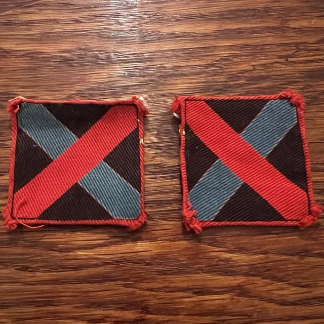 PAIR OF GENUINE WW2 10th Indian Infantry Division Formation Signs ...