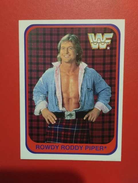 RARE 🔥 HOT ROD Rowdy Roddy Piper 1991 Merlin Card WWE WWF Wrestling ...