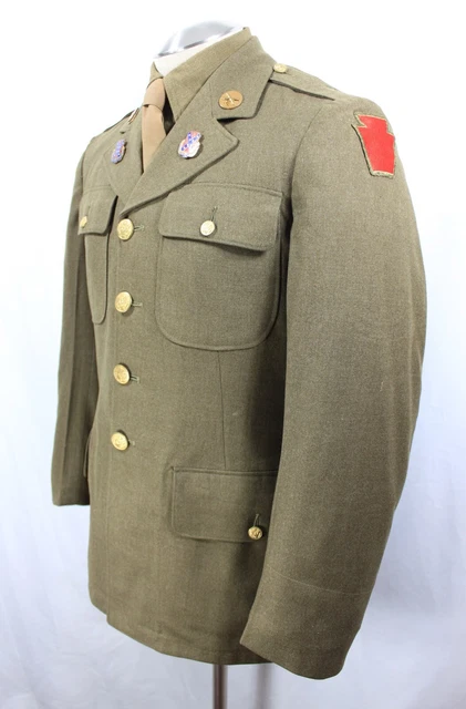 NAMED! WW2 U.S. 28th Infantry Division ~ 107th Field Artillery Uniform ...