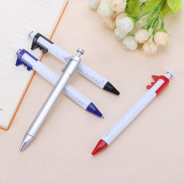 CALIPER LEVEL PEN Accurate Pointer Gauge Ruler Pen Practical Stationery ...