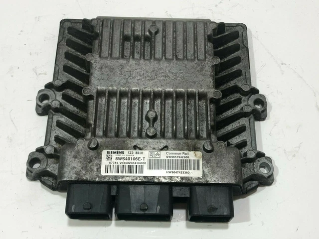 PEUGEOT CITROEN ENGINE Control Module Unit Ecu 5Ws40106E-T Hw9647423380 ...