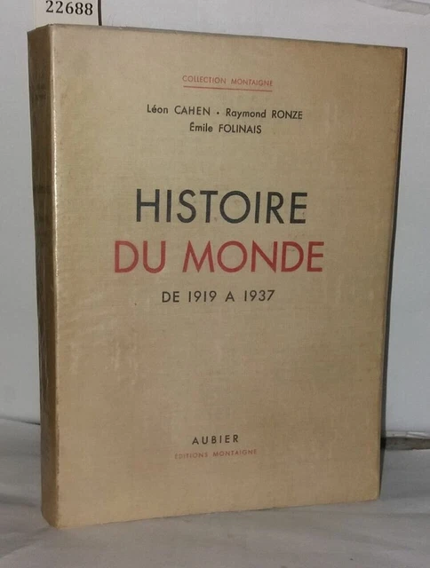 HISTOIRE DU MONDE de 1919 a 1937 | Etat correct EUR 12,00 - PicClick FR