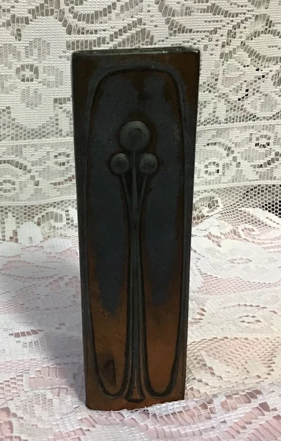 ART NOUVEAU SECESSIONIST Painted Metal Spill Vase, Mark No. 371 £49.00 ...