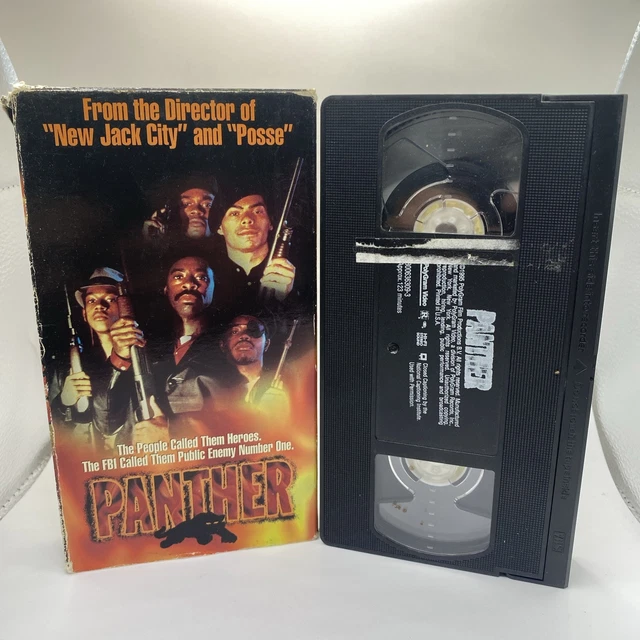 PANTHER VHS, 1996 Mario Van Peebles - Bobby Seale - Black Panthers ...