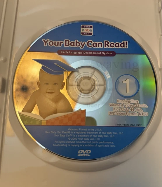 YOUR BABY CAN Read, V 1,2,4,rev -Robert Titzer Ph.D., DVD, PreOwned ...