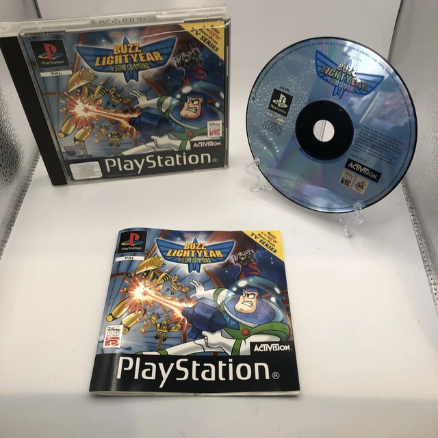 DISNEY PIXAR BUZZ Lightyear Of Star Command Playstation PS1 Video Game ...
