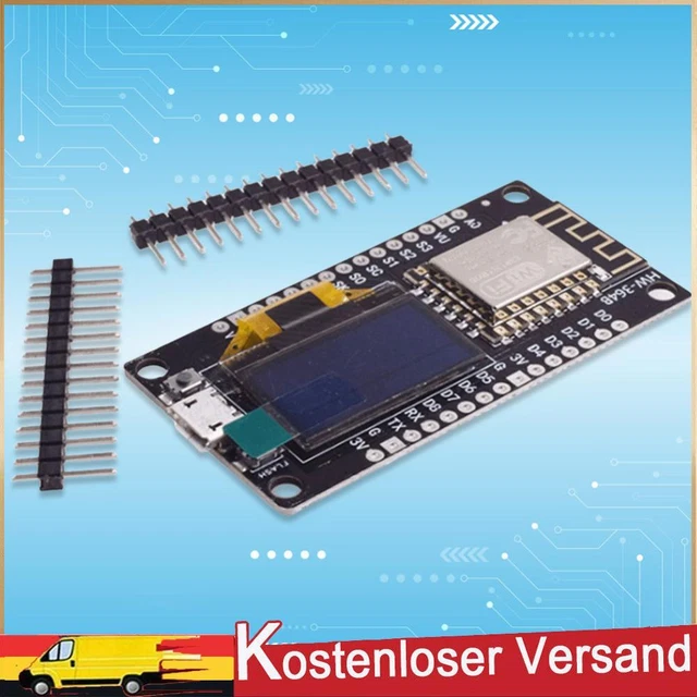 Schede Di Sviluppo Nodemcu Esp8266 0 96 Pollici Display Oled Esp 12e