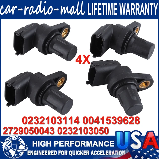 4PCS CAMSHAFT CAM Position Sensor for Mercedes-Benz C230 C280 C300 E350 ...