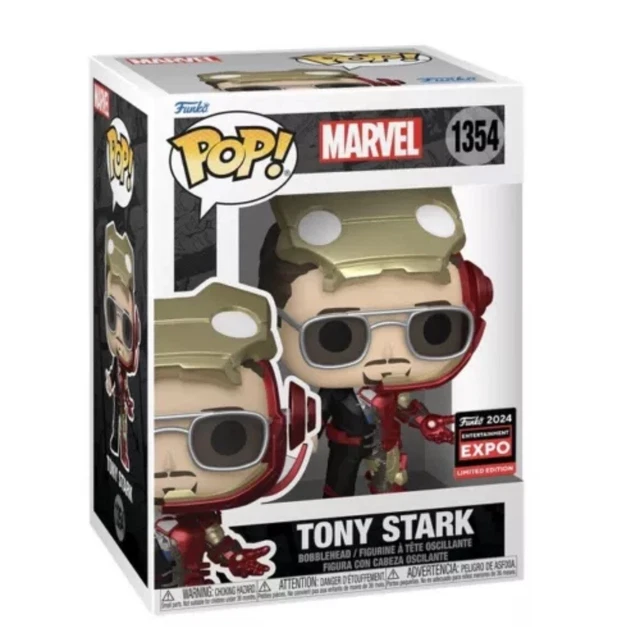 C2E2 SHARED EXPO STICKER Tony Stark Iron Man Funko Pop #1354 ORDER ...