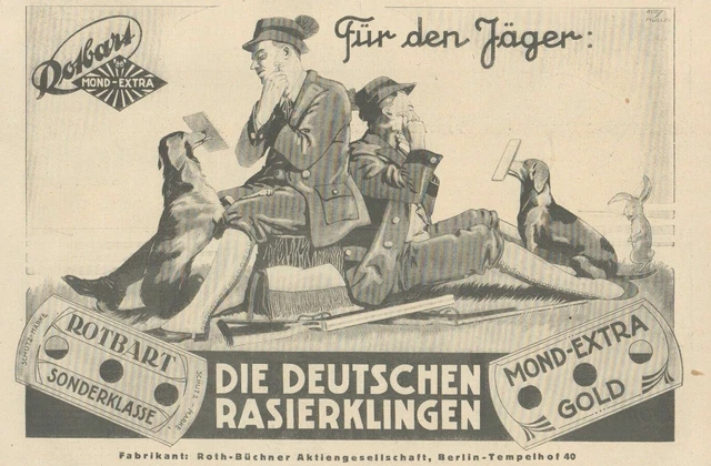 Y4011 ROTBART MOND-EXTRA Gold - Publicité ancienne - Publicité ancienne ...