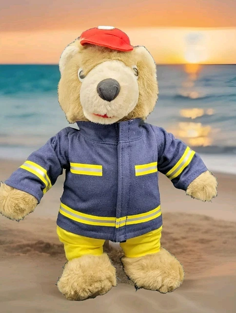 HAVEN HOLIDAYS FIREMAN Bradley Teddy Bear Cuddly 10" Plush Soft Toy ...