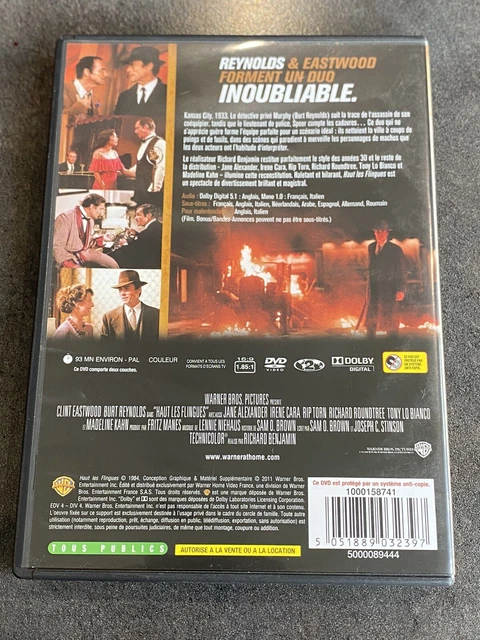 HAUT LES FLINGUES Dvd Clint Eastwood Burt Reynolds Rip Torn Irene Cara ...