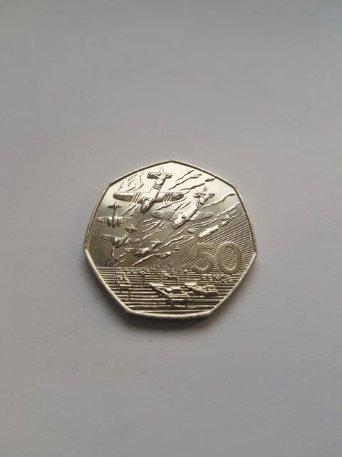 1994 ELIZABETH II D-Day Normandy Landings 50 Pence Coin £21.99 ...