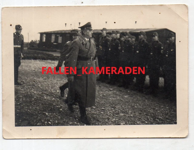 ORIGINAL GERMAN WW2 photograph Major troop inspection RAD £5.99 ...