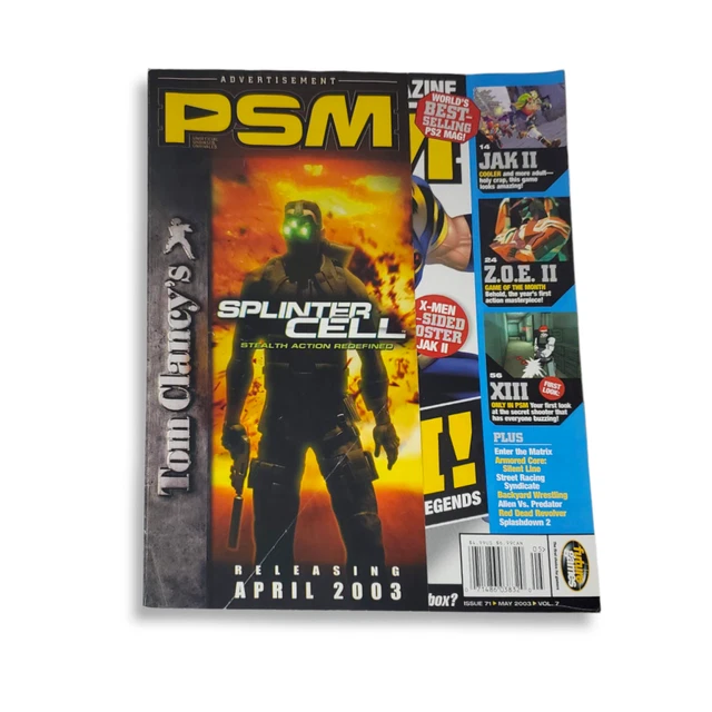 PSM PLAYSTATION MAGAZINE May 2003 Issue 71 Vol 7 X-Men Jak 2 Medal of ...