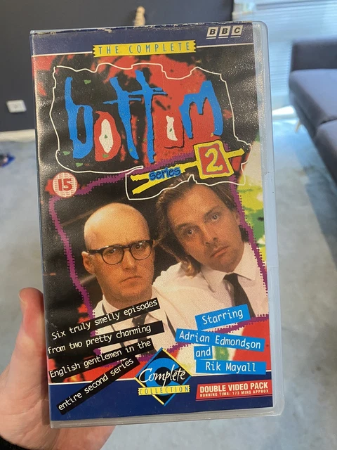 BOTTOM VHS 2 Pack Complete season 2 BBC 1995 (Rare) $40.00 - PicClick AU