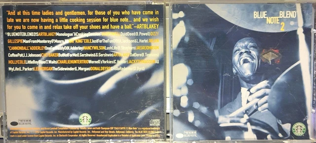 STARBUCKS BLUE NOTE Blend 2 CD Dizzy Gillespie Art Blakey Cannonball ...