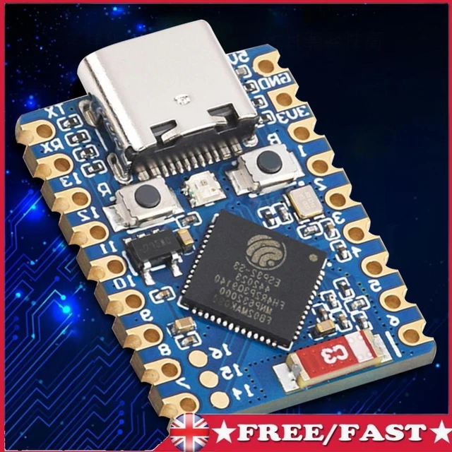 ESP32-C3-ZERO/ESP32-S3-ZERO MINI DEVELOPMENT Board Support 2.4GHz Wi-Fi and BT 5 £6.94 - PicClick UK