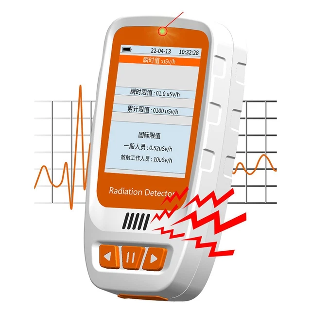 GEIGER COUNTER NUCLEAR Upgraded Handheld Display Monitor Dosimeter for ...