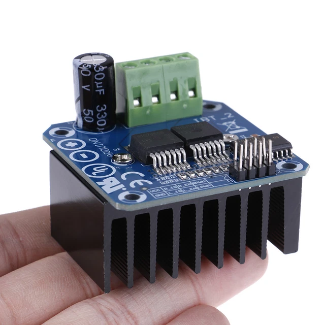 DOUBLE BTS7960B DC 43A Stepper Motor Driver H-Bridge PWM For Arduino ...