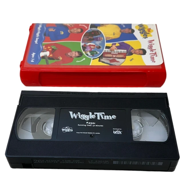 THE WIGGLES WIGGLE Time VHS Video Tape In Clamshell Case Kids Sing ...