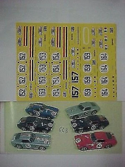 FERRARI 250 GT SWB rally 1960 1/43 decal slot decalcomania EUR 18,50 ...