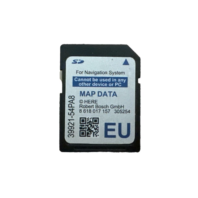 GENUINE SUZUKI ROBERT Bosch HERE NAVIGATION SYSTEM MAP DATA SD CARD ...