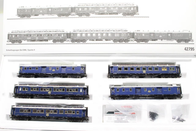 H0 MÄRKLIN 42795 CIWL Schnellzugwagen-Set Orient Express Personenwagen +OVP/G35 EUR 637,00 ...
