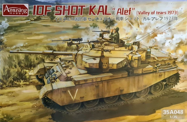 35A048 AMUSING HOBBY IDF SHOT CAL Alef Tank Kit 1:35 £31.86 - PicClick UK