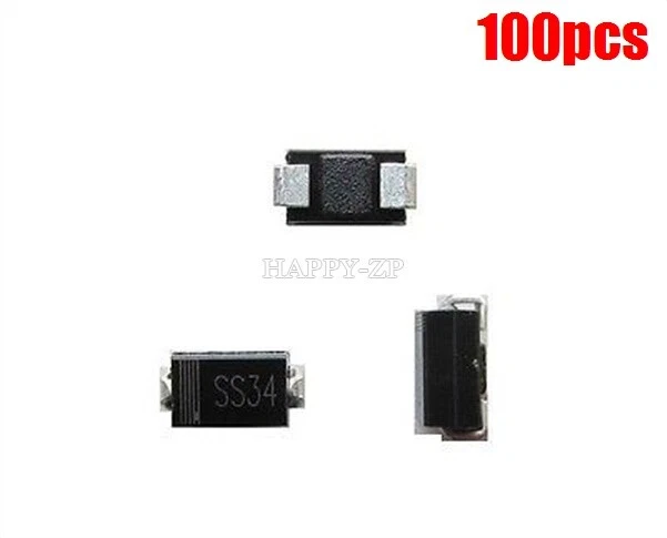 100PCS TOSHIBA 1N5822 SS34 DO-314AA Smb Diode Schottky 2A 40V mx EUR 2 ...