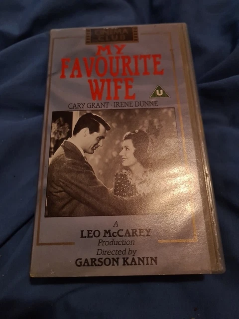 MY FAVOURITE WIFE (VHS, 1940) Cary Grant, Irene Dunne Black & White £7.50 - PicClick UK